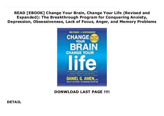 PDF EPUB KINDLE Change Your Brain, Change Your Life (Revised and Expanded): The Breakthrough ...