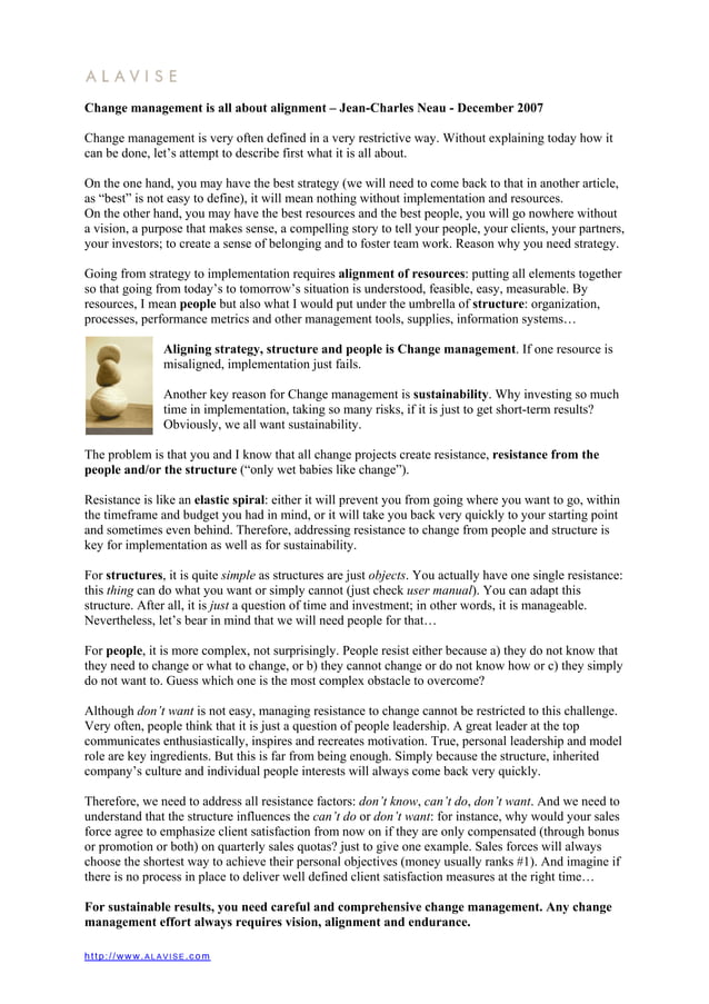 The human side of change | PDF