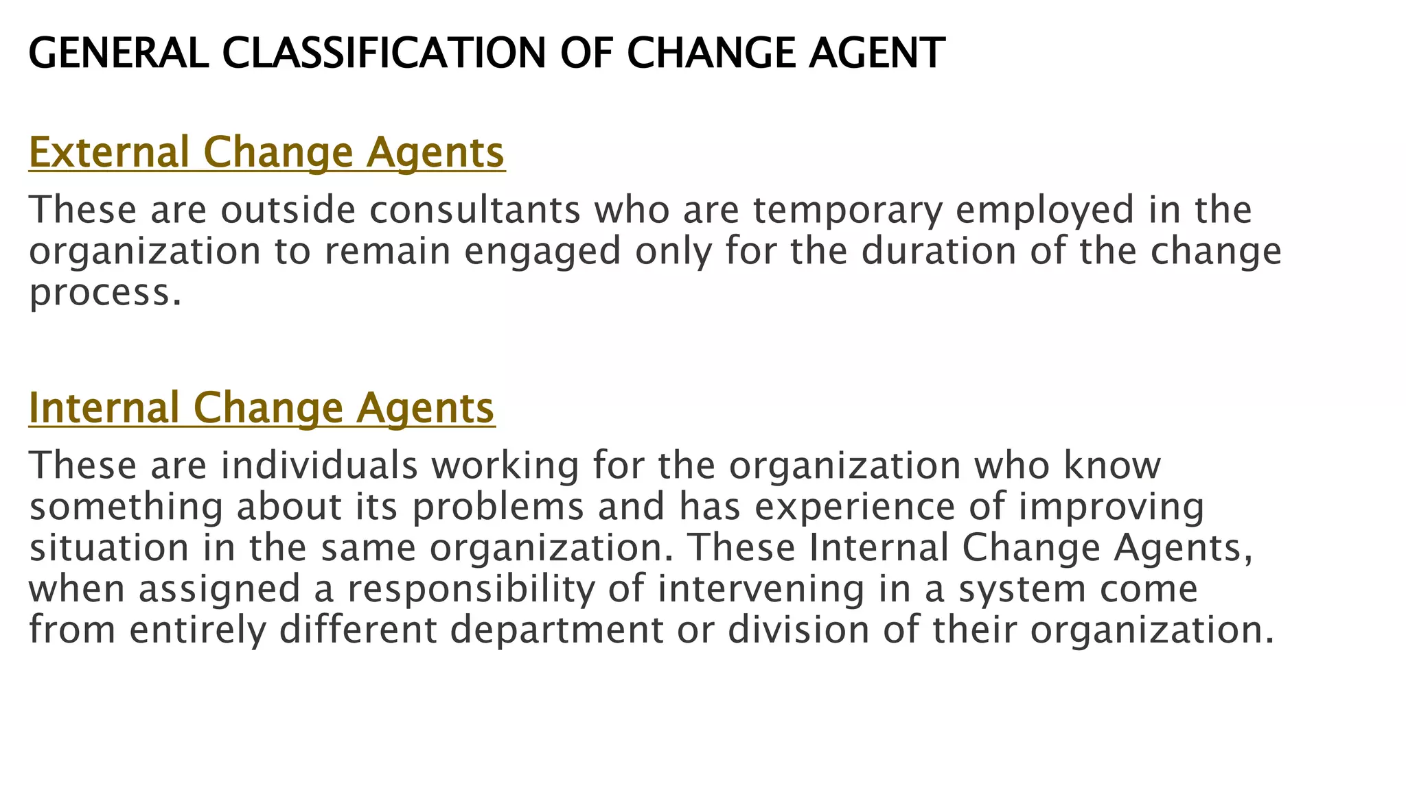 Change Agent ppt | PPTX