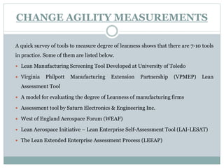 Change Agility | PPTX