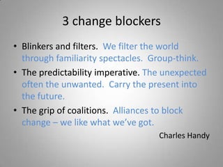 Change and conflict presentation | PPTX