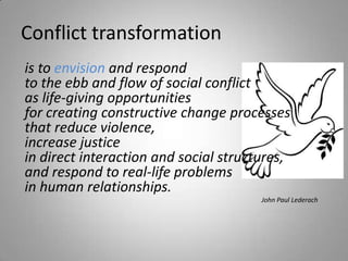 Change and conflict presentation | PPTX