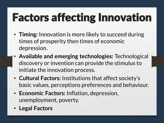 Importance of Time in Innovation | PPT