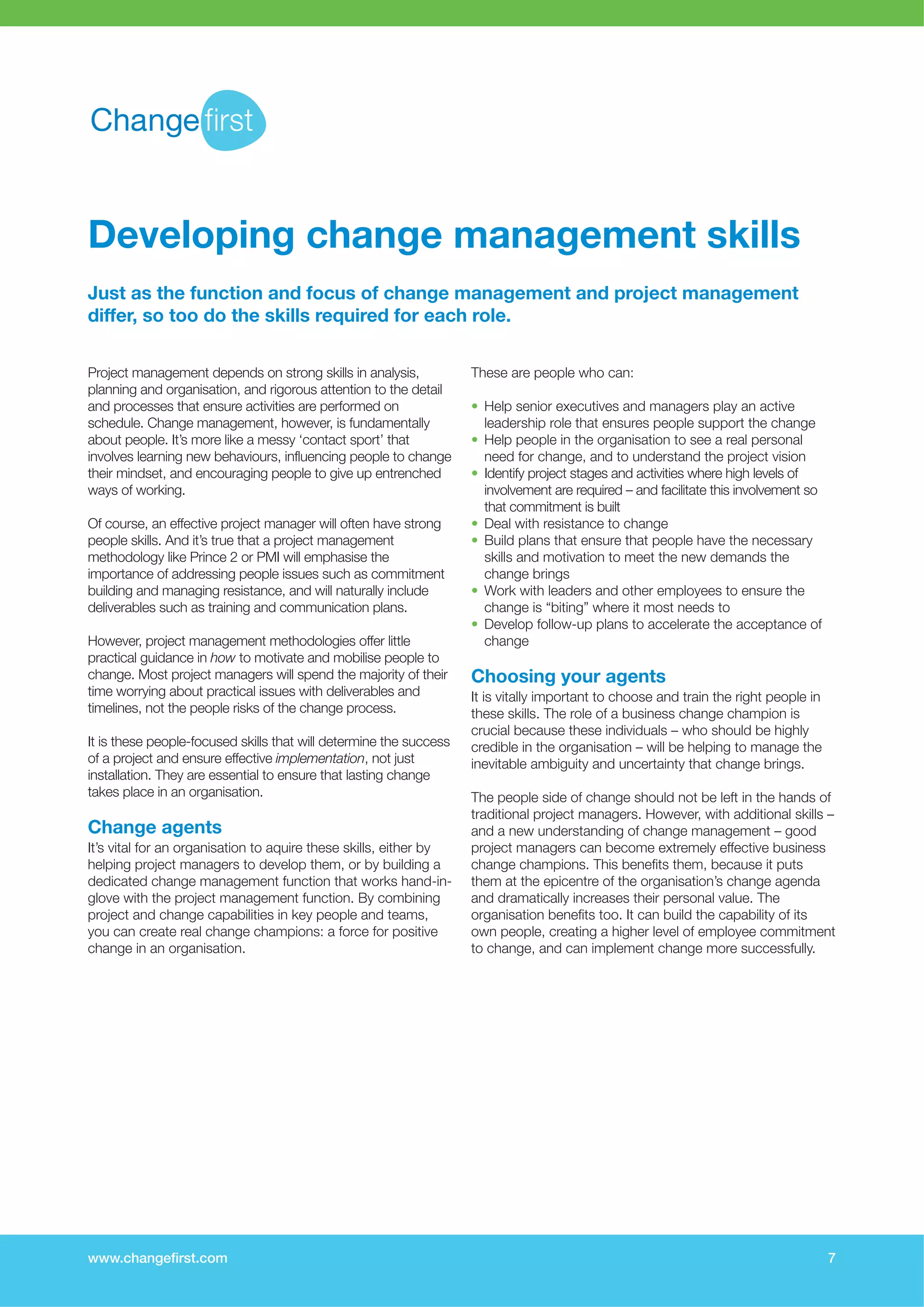 Change and project_management | PDF