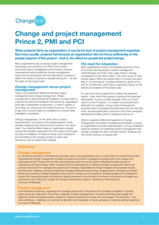 Change and project_management | PDF