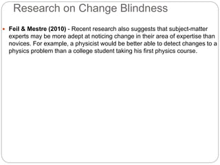 Change Blindness Examples