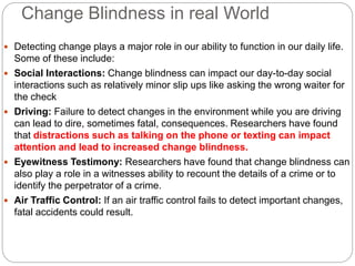 Change Blindness Examples