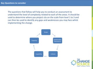 Change complexity assessment | PDF
