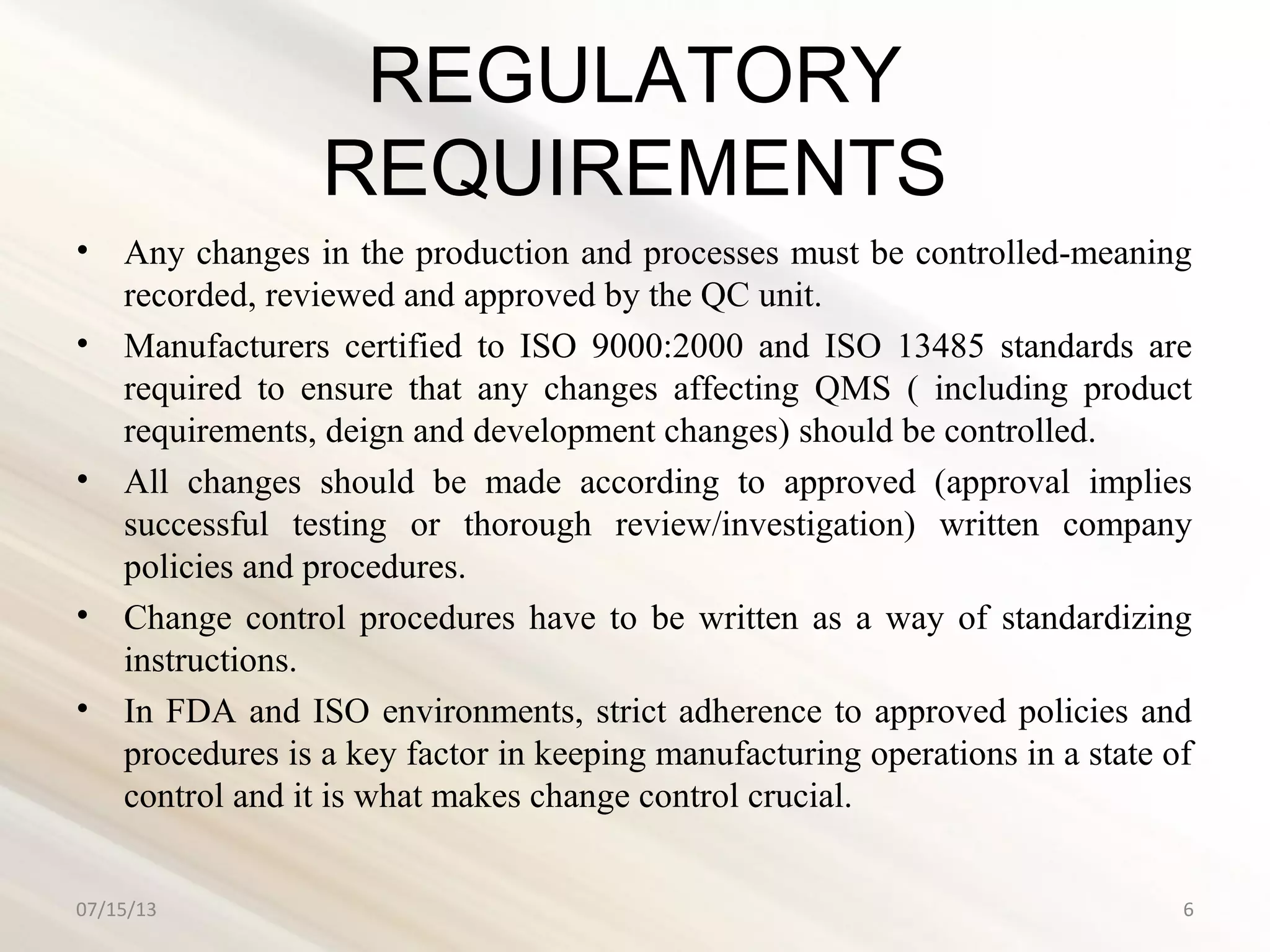 Change control | PPT