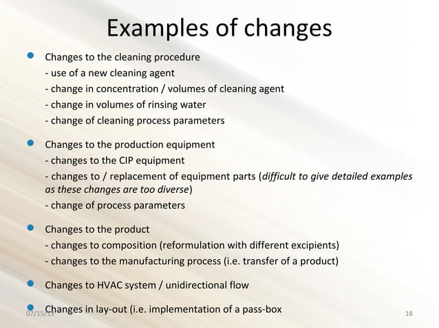 Change control | PPT | Business Administration | Business