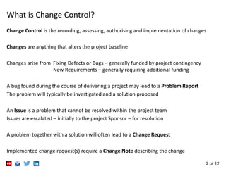 Change Control | PDF