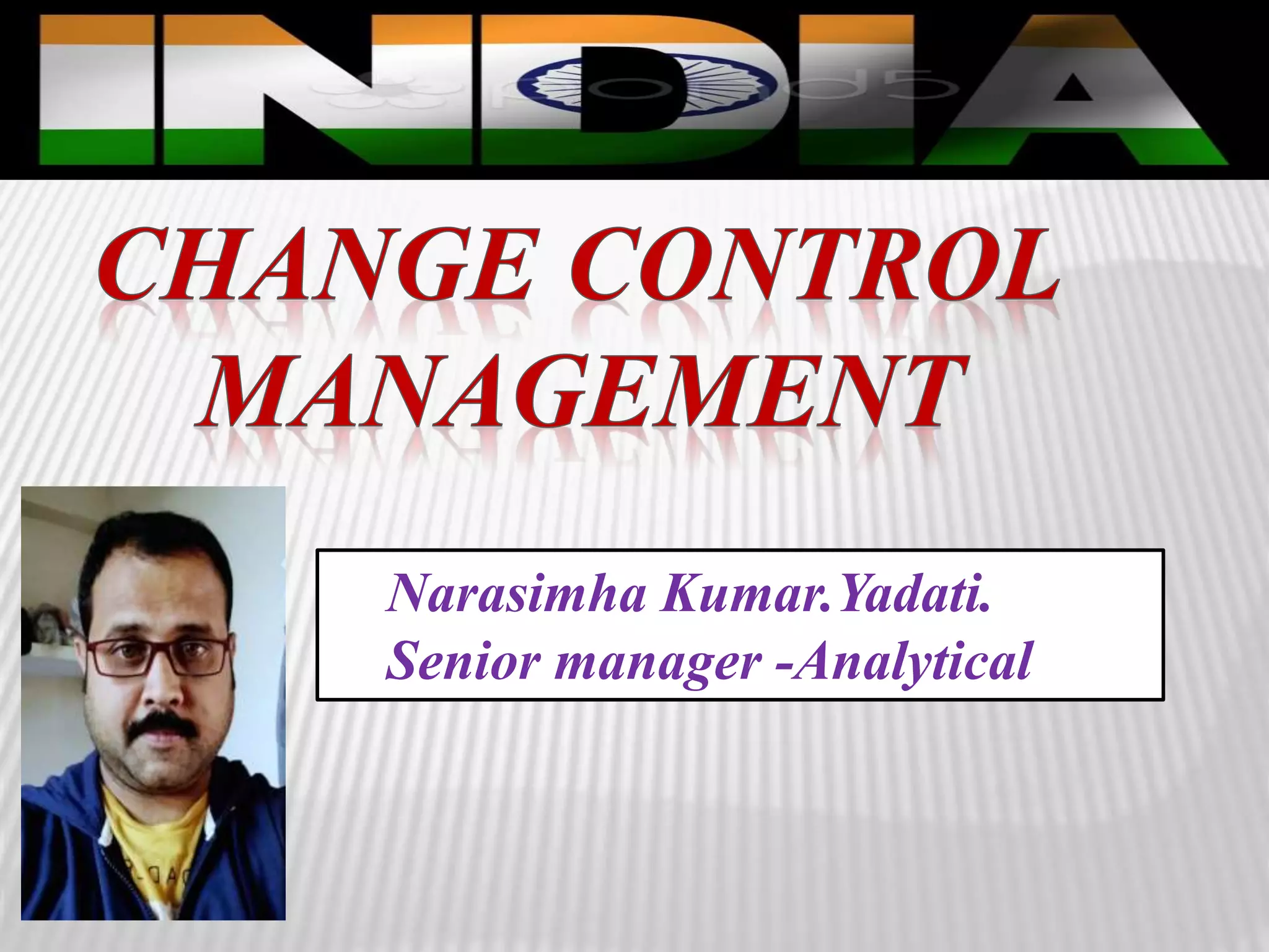 Change control,SOP,PHARMA,R&D,QC,QA | PPTX