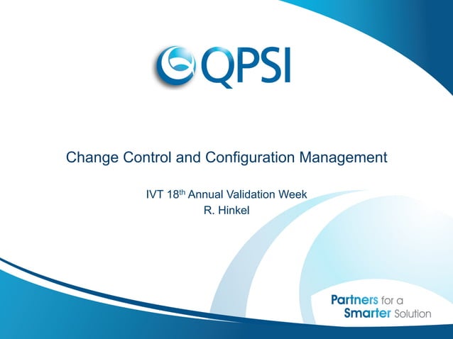 Change control and configuration | PPT