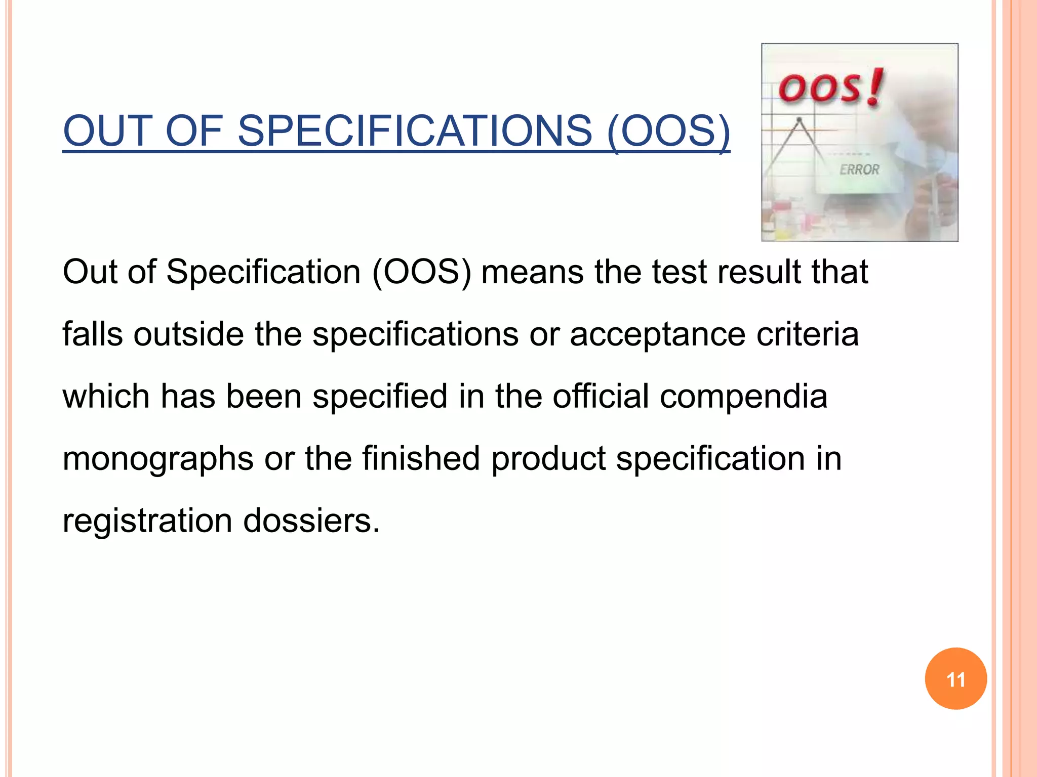 Change control oos oot | PPTX