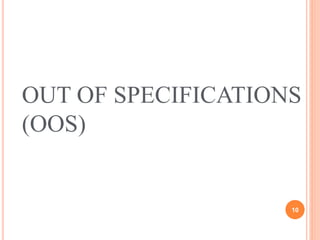 Change control oos oot | PPTX