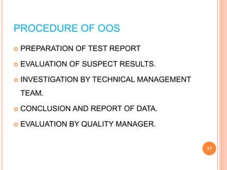 Change control oos oot | PPTX
