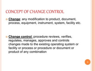 Change control oos oot | PPTX