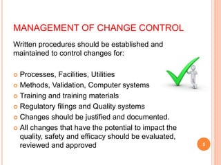 Change control oos oot | PPTX