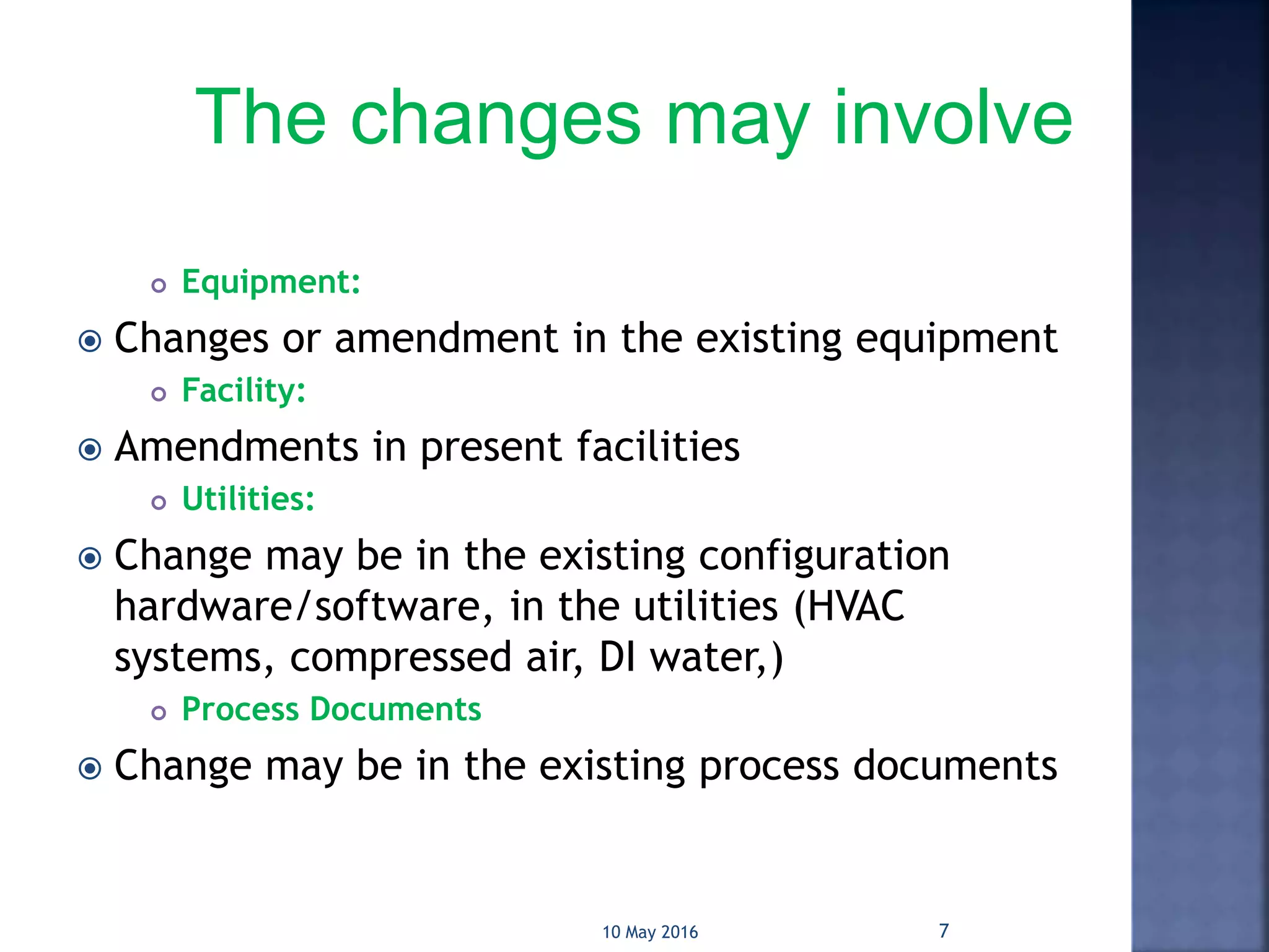 Change control request | PPT