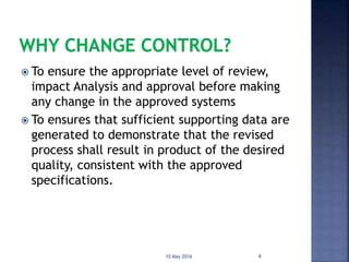 Change control request | PPT