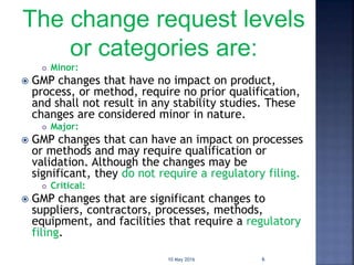 Change control request | PPTX