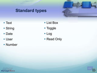 IBM Rational Change special control types | PPT