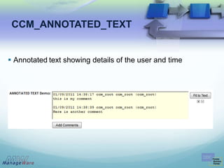 IBM Rational Change special control types | PPT