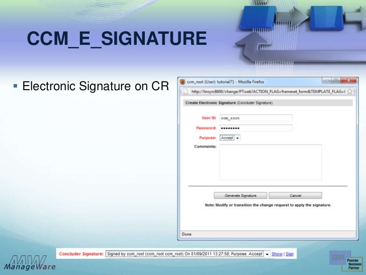 IBM Rational Change special control types