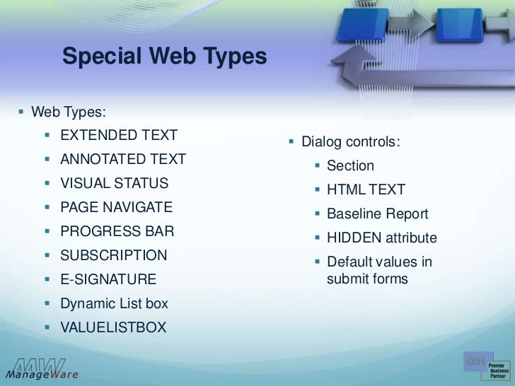 IBM Rational Change special control types