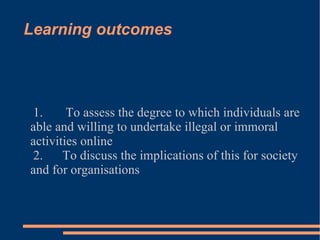 Changed Value Systems | ODP