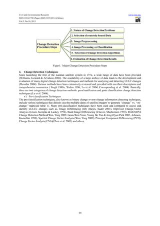 Change detection process and techniques | PDF