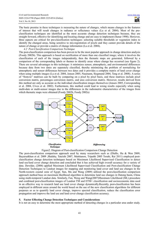 Change detection process and techniques | PDF