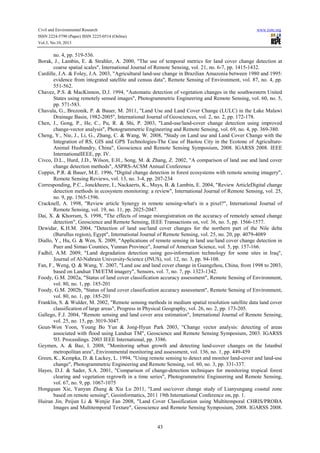 Change detection process and techniques | PDF