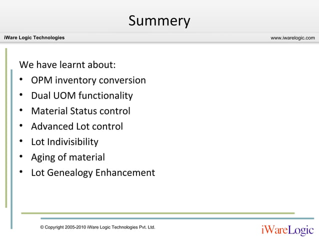 R12 Oracle Inventory Management, New Features | PPT