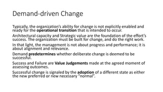 Change Enablement Framework - Introduction | PDF