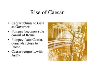 Change From Republic To Empire | PPT | Death, Injury, or Military ...