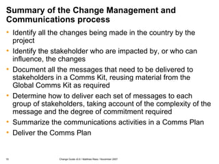 Change Management Guide | PPT