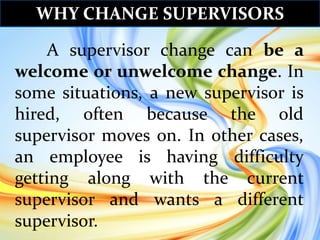 Change in Supervisor.pptx