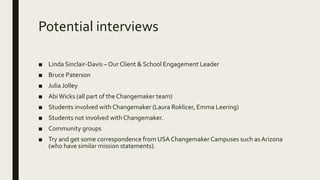 Changemaker group-presentation | PPT