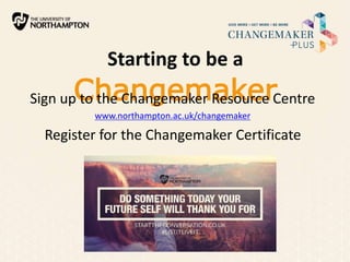 Changemaker Campus Presentation for Students nov 2014 | PPT