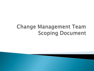 Change Management | PPTX