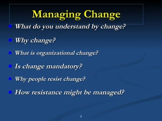 Change management | PPT