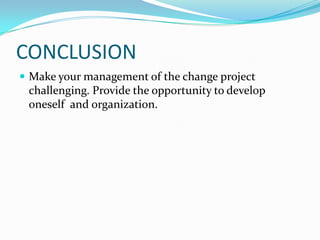 Change management | PPTX