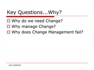 Change management | PPTX