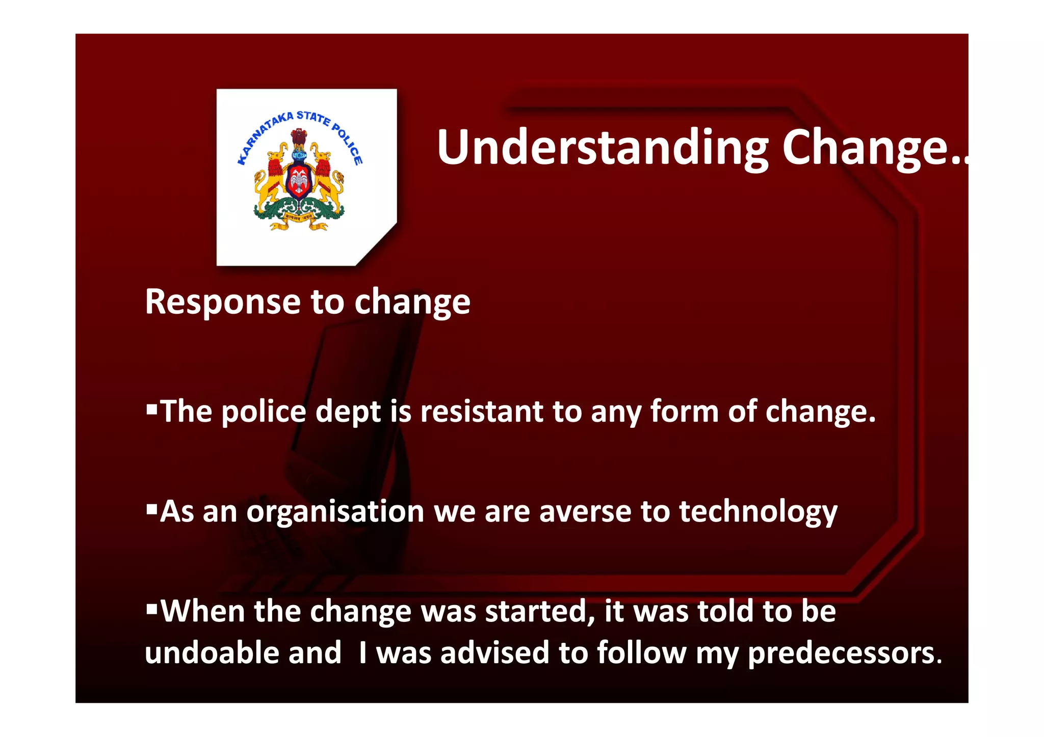 Karnataka State Police Deployment of ERP Software KIAMS | PDF