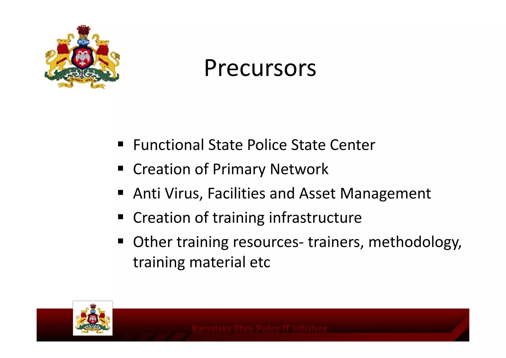 Karnataka State Police Deployment of ERP Software KIAMS | PDF