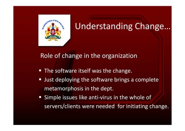 Karnataka State Police Deployment of ERP Software KIAMS | PDF