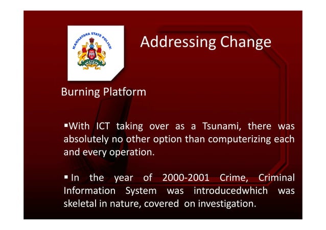 Karnataka State Police Deployment of ERP Software KIAMS | PDF