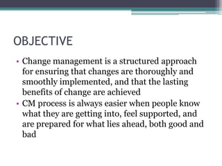 Training module:Change management | PPTX