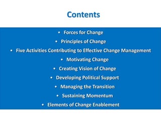 Change Management PPT Slides | PPTX